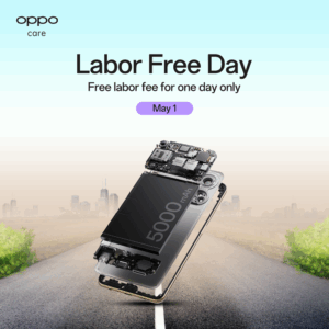 Oppo waiving labor fees for repairs on May 1