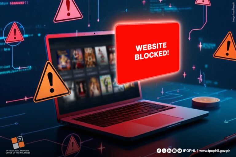 IPOPHL recommends blocking of six piracy sites