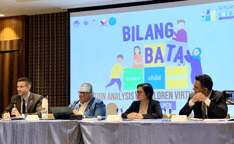 Unicef, gov’t agencies launch new data portal on children