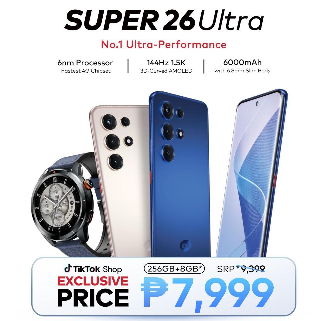 itel unveils AI-driven Super 26 Ultra smartphone for PH market