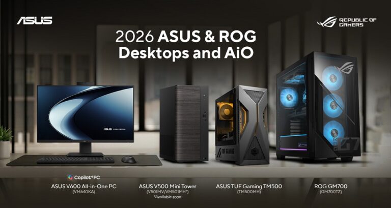 Asus unveils 2026 lineup of all-in-one PCs, gaming desktops in PH