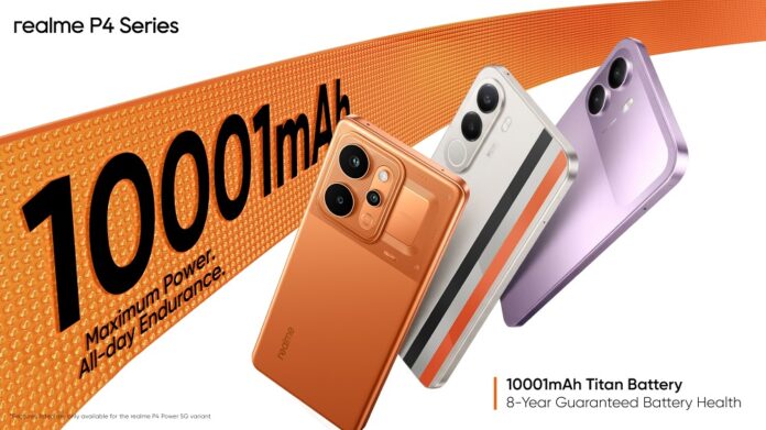 realme P4 Series to debut in PH with 10,001mAh battery
